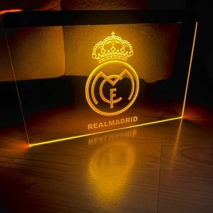 Other | Real Madrid Led Neon Gold Light Sign 8x12 | Poshmark